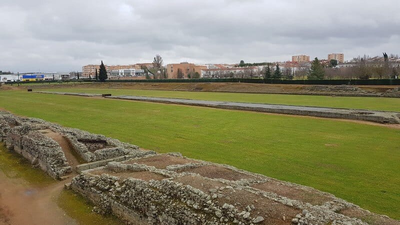 Exploring the Ancient Roman Ruins in Merida in Spain