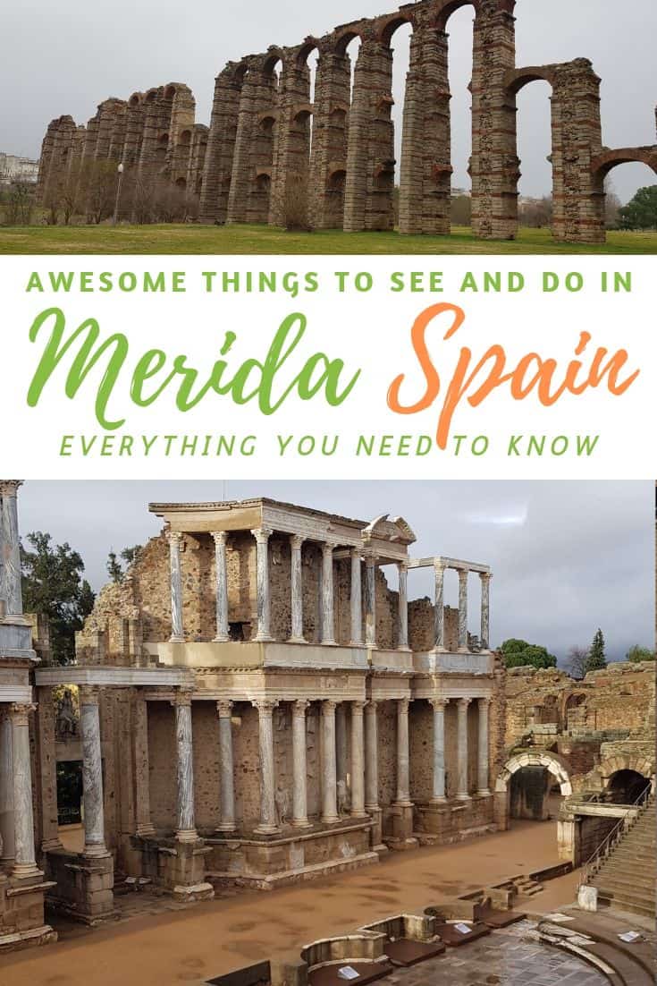 Exploring the Ancient Roman Ruins in Merida in Spain