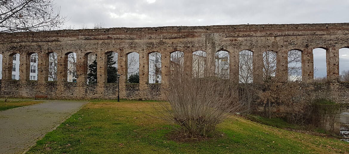 Exploring the Ancient Roman Ruins in Merida in Spain